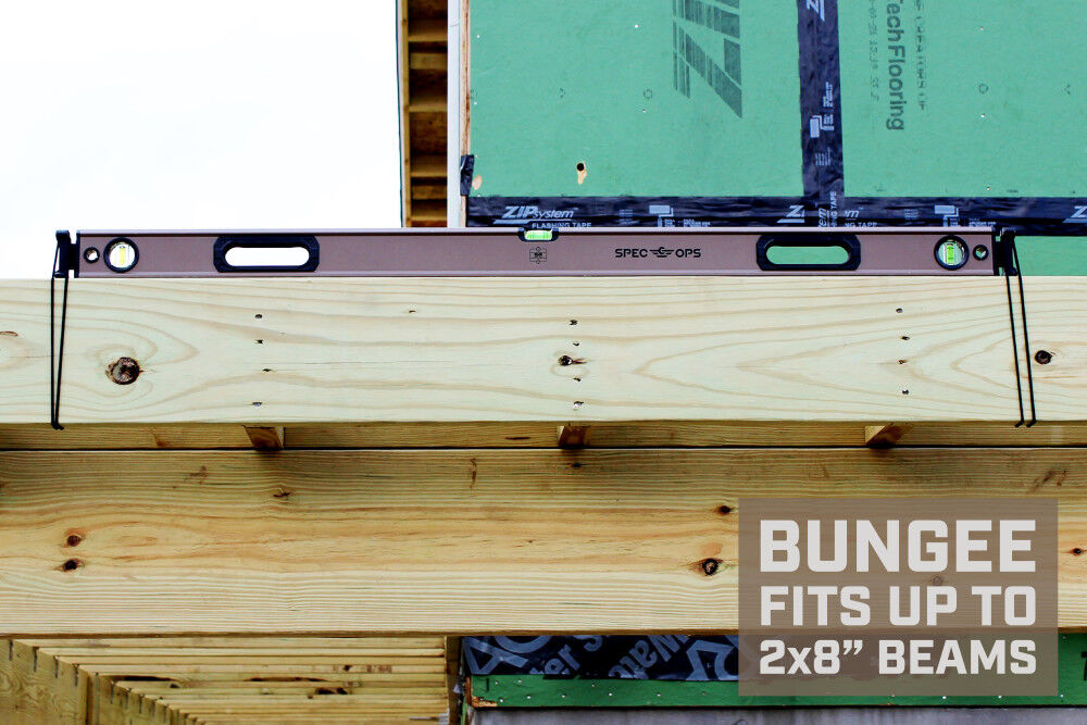 Spec Ops Tools Box Beam Level with Bungee 48in SPEC-LEVEL48 - Acme Tools