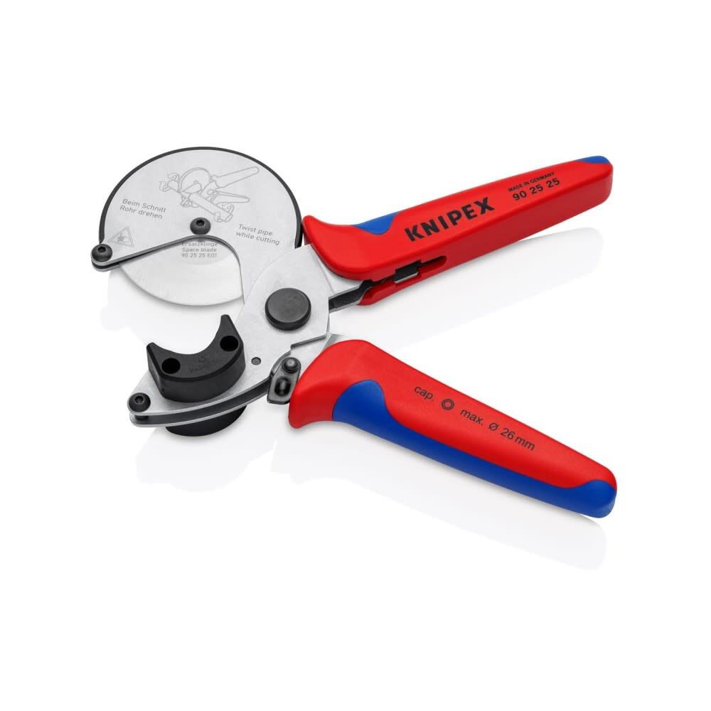 Knipex 8-1/4 in Red/Blue Galvanized Composite Pipe Cutter 90 25 25 ...