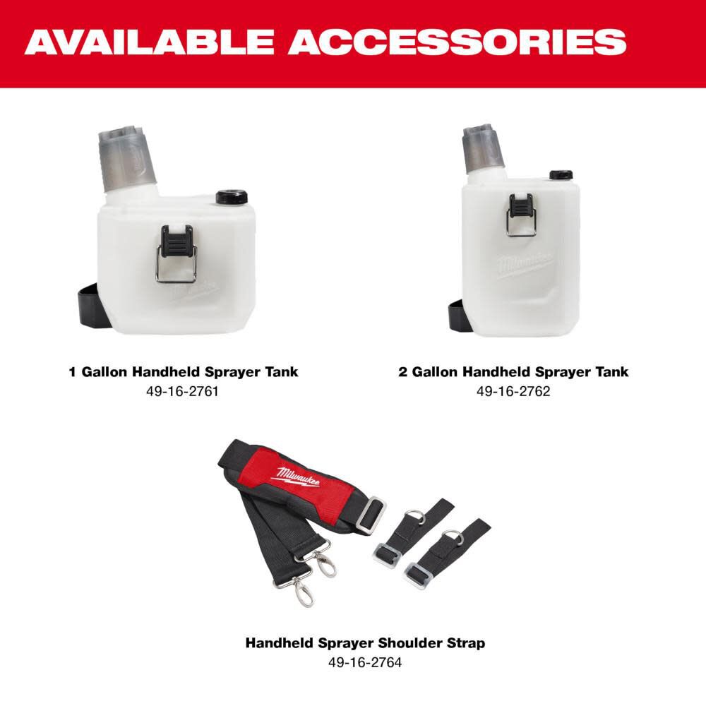 Milwaukee M12 2 Gallon Handheld Sprayer Kit 2528-21G2 - Acme Tools