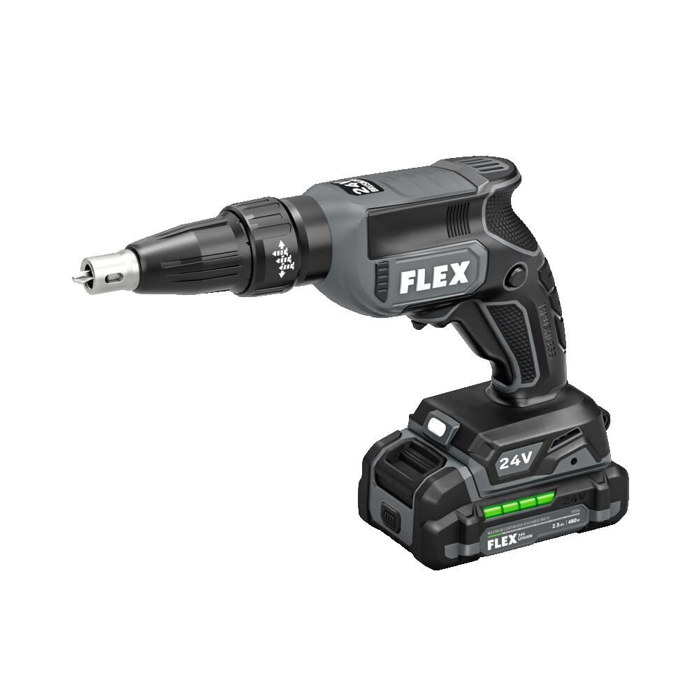 FLEX 24V Drywall Screw Gun Brushless Kit FX1611-2AA - Acme Tools