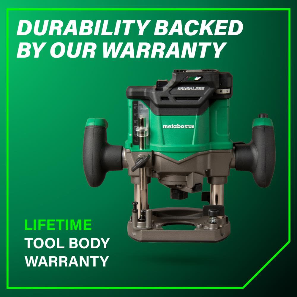 Metabo HPT 36V Cordless Plunge Router (Bare Tool) M3612DAQ4M - Acme Tools