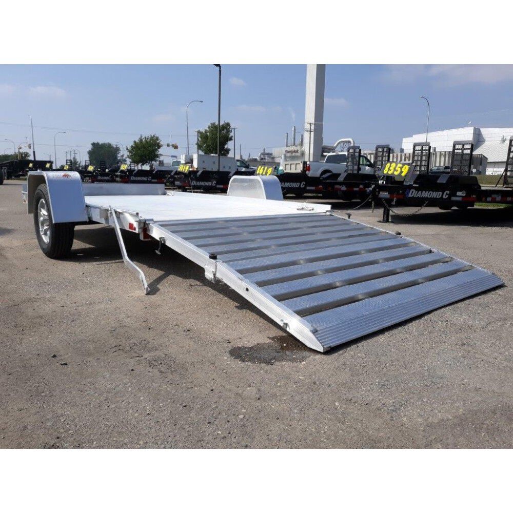 Aluma 7210S-BT 450 Lbs Single Axle Aluminum Utility Trailer - 2022 Used ...