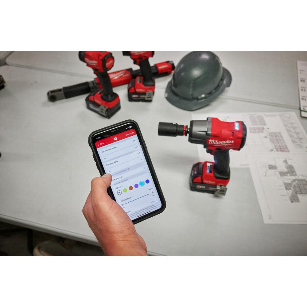 Milwaukee M18 FUEL 1/2 in Controlled Mid-Torque Impact Wrench (Bare Tool) with TORQUE-SENSE Pin ...