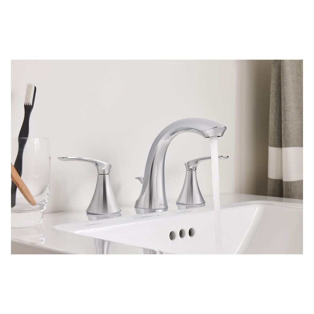 Moen Darcy Bathroom Lavatory Faucet Chrome 2 Handle High Arc WS84551 from Moen - Acme Tools