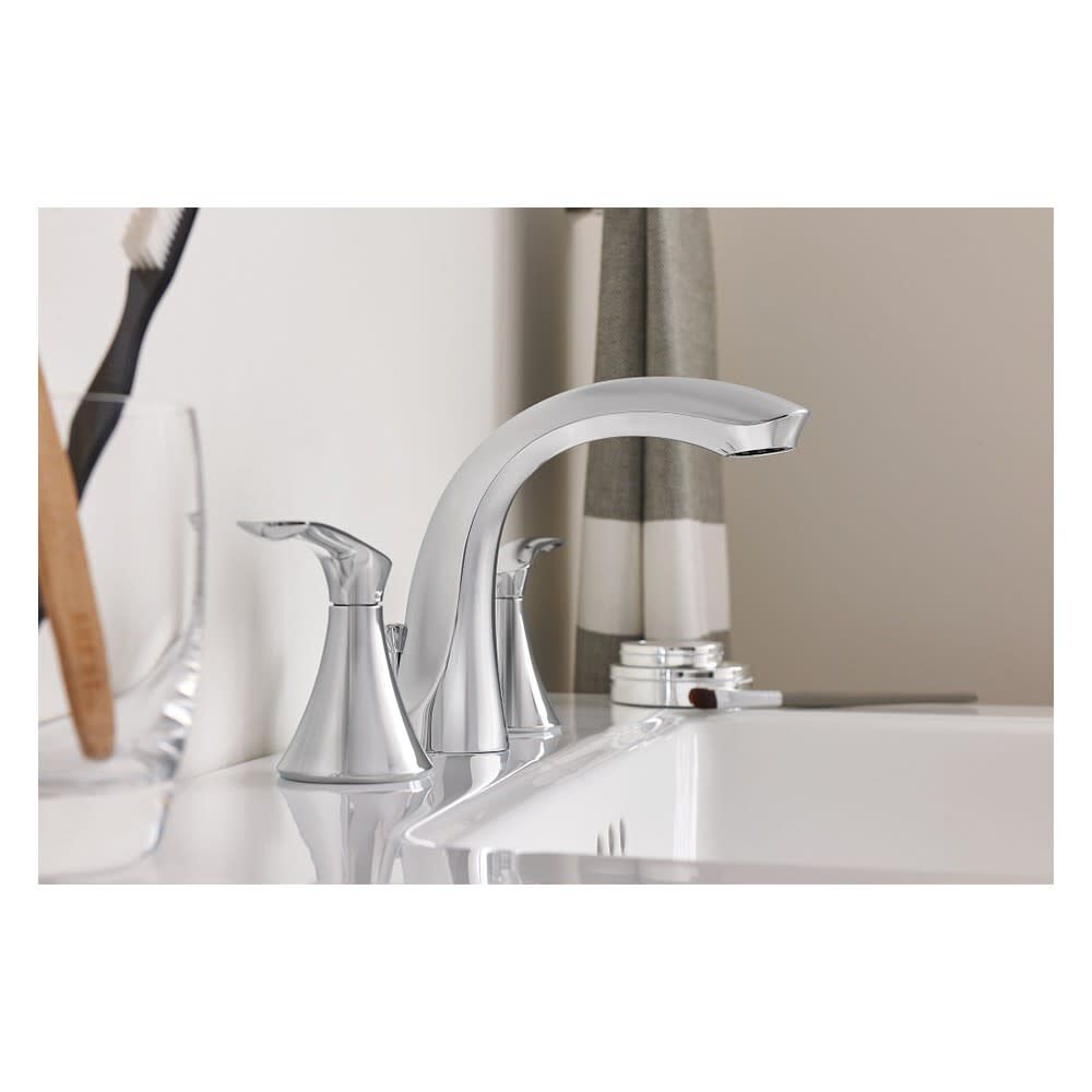 Moen Darcy Bathroom Lavatory Faucet Chrome 2 Handle High Arc WS84551 from Moen - Acme Tools