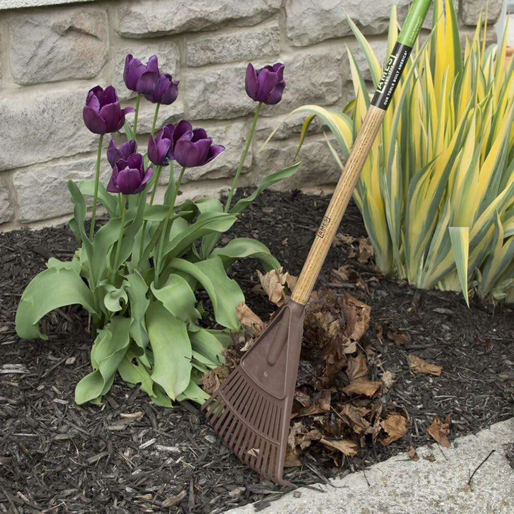 Ames 8 In. 15-Tine Floral Shrub Rake with Hardwood Handle 2916600 from ...