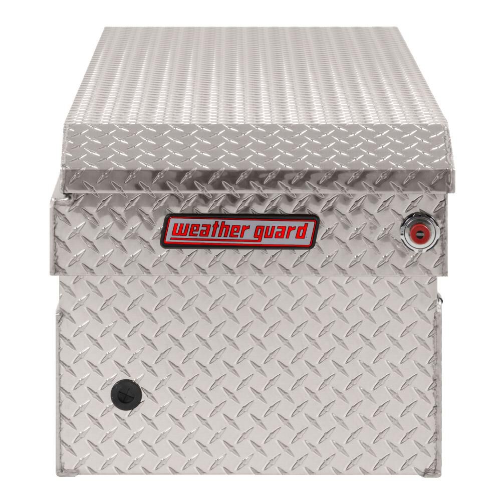 Weather Guard Saddle Truck Tool Box Aluminum Full Standard Clear 127-0 ...