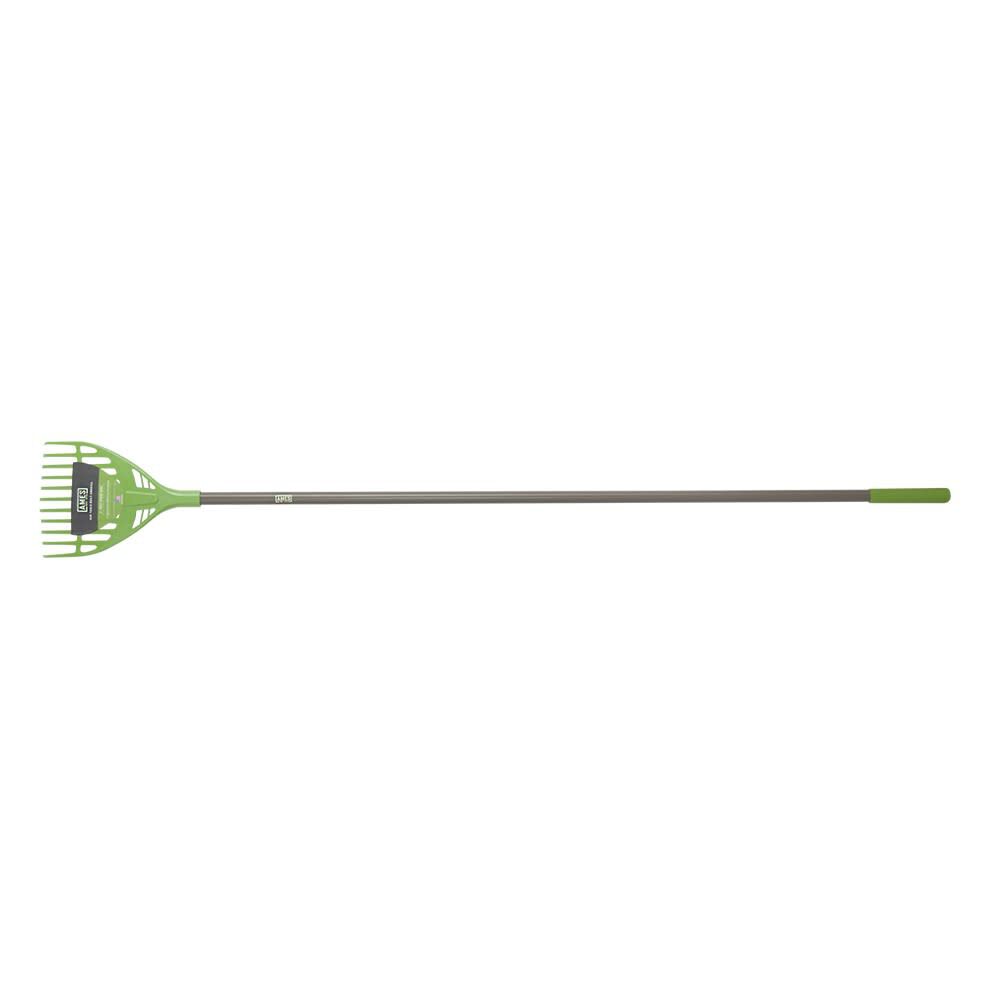 Ames 8 In. Poly Head 11-Tine Shrub Rake with 60 In. Steel Handle ...