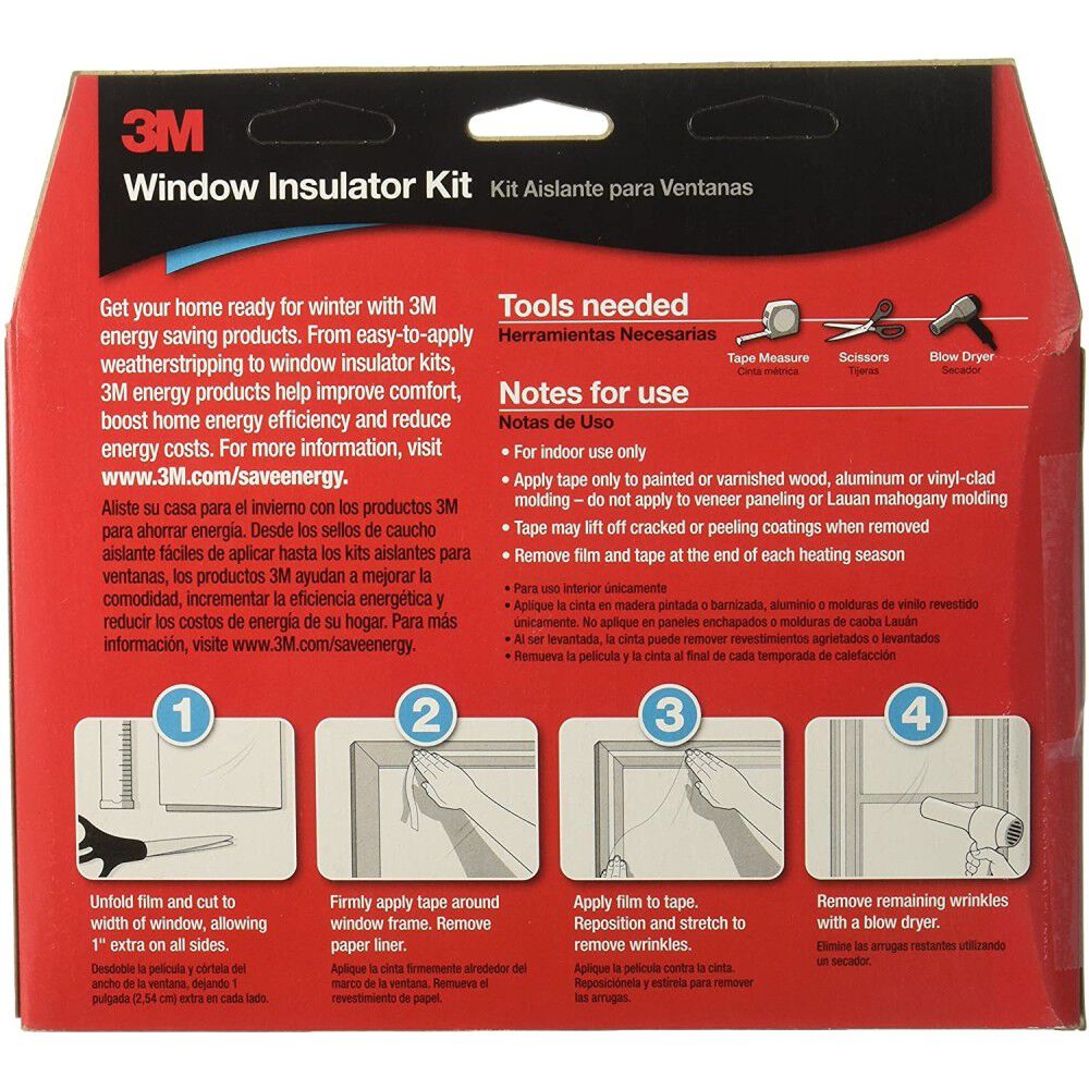 3M Indoor Clear Window Insulator Kit 5107487 - Acme Tools