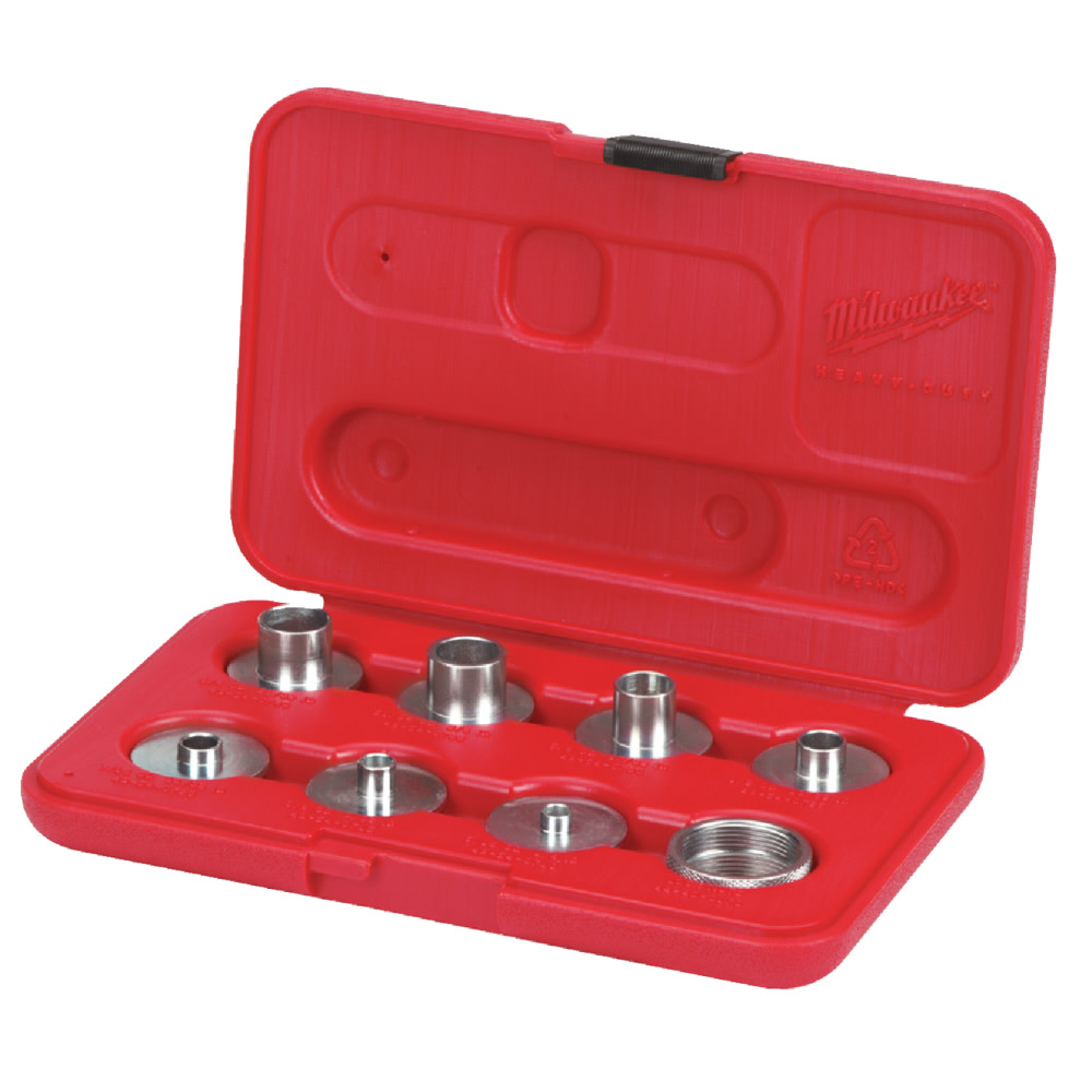 Milwaukee Template Guide Kit 9 Piece 49-54-0700 - Acme Tools