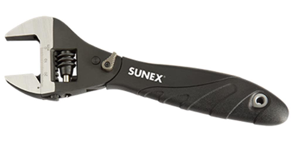 Sunex 8 In. Ratcheting Adjustable Wrench 9610 - Acme Tools