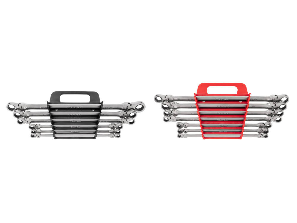 Tekton Flex Head Ratcheting Box End Wrench Set, (1/4-13/16 Inch, 6-19 ...