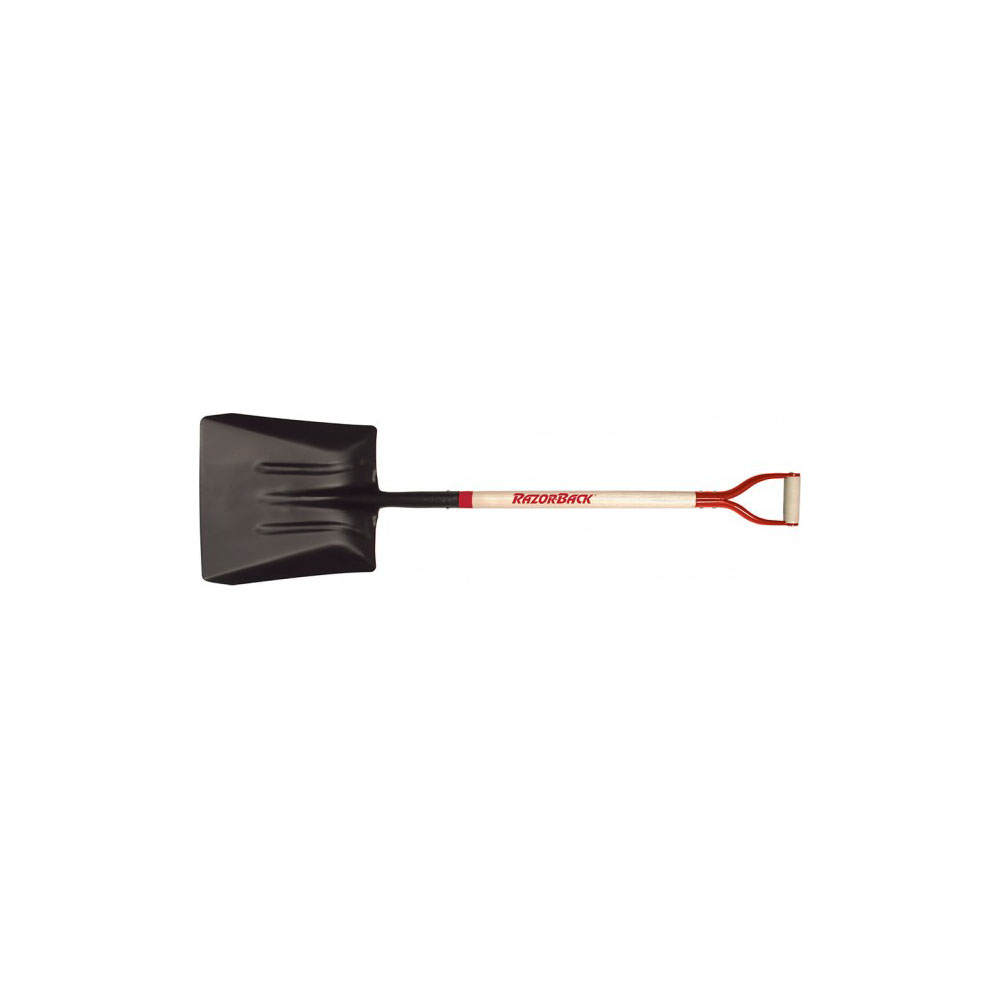 True Temper Razor-Back Street Shovel With Wood 40 in Handle and Steel D ...