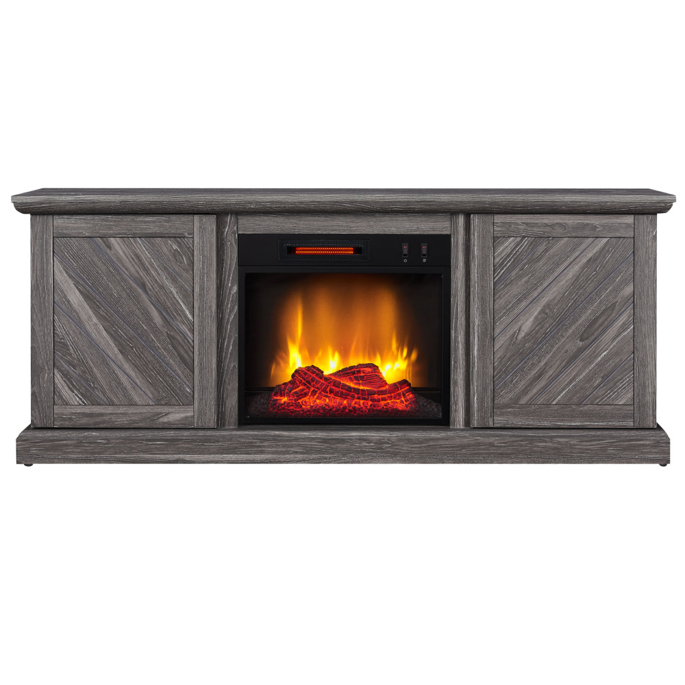Hearthpro Media Electric Fireplace with Plank Style SP6553-OF - Acme Tools