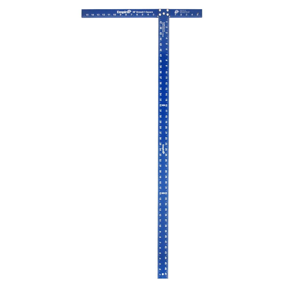 Empire Level 48 in. Blue Drywall T-Square 410-48 - Acme Tools
