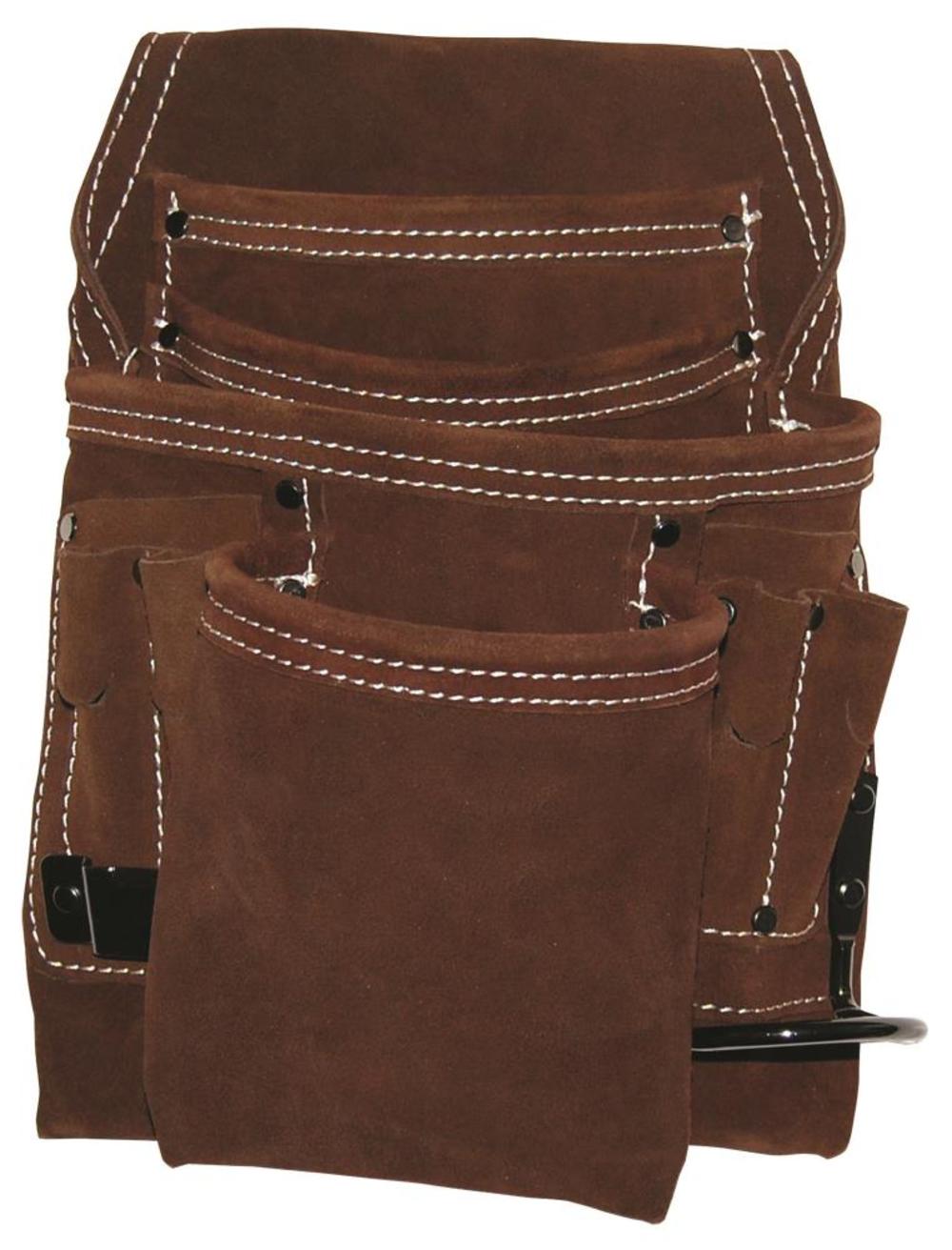 Bucket Boss Suede 10 Pocket Nail Bag 54063 - Acme Tools