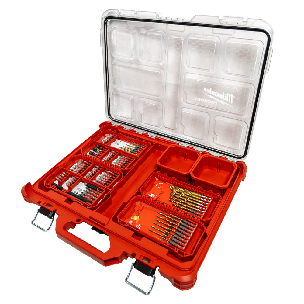 Milwaukee Packout Titanium Drill and Drive Set 83pc 48-22-8431-4097 ...