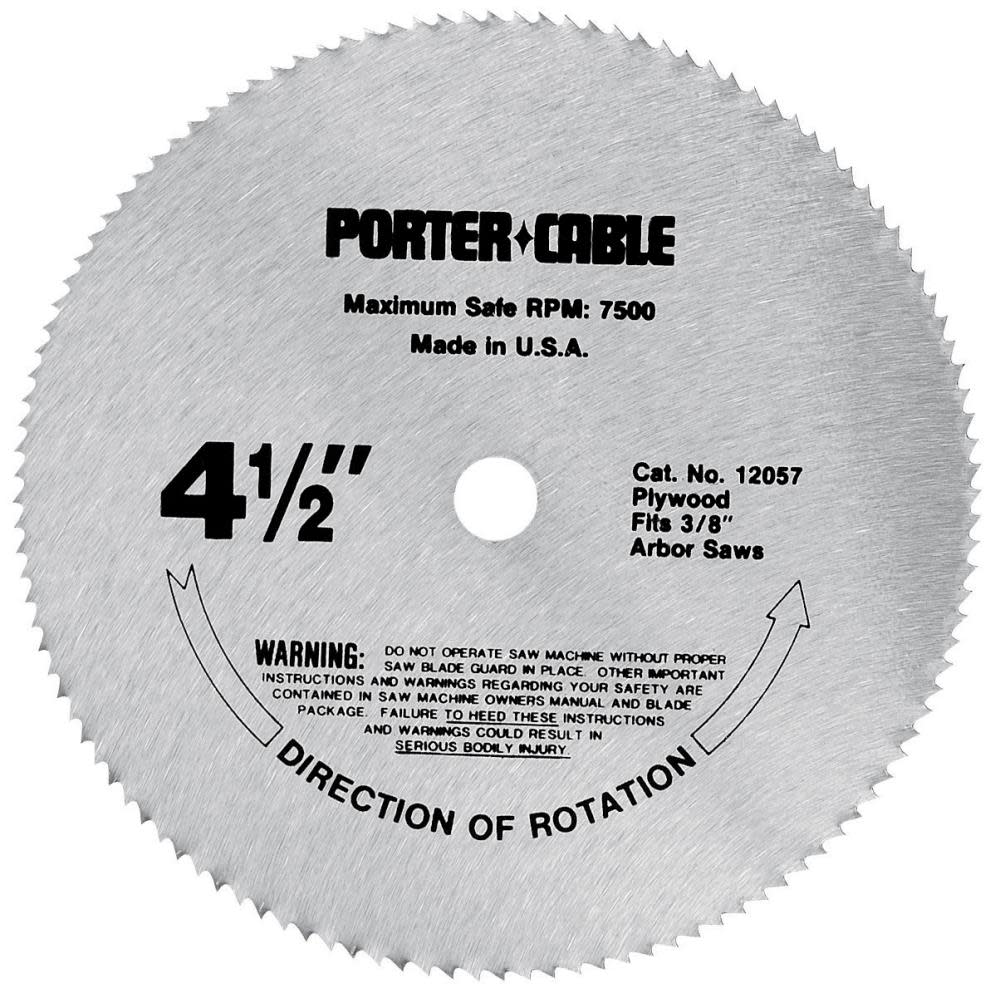 Porter Cable 4-1/2 In. Riptide Plywood Saw Blade 12057 - Acme Tools
