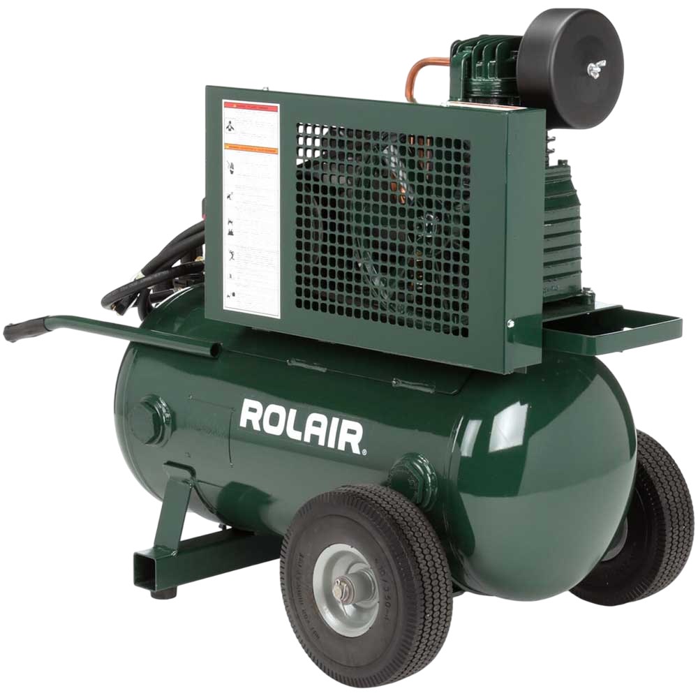 Rolair 1.5 HP (115V) 7.3 CFM@90PSI 20 Gallon ASME Compressor 5520K17A ...
