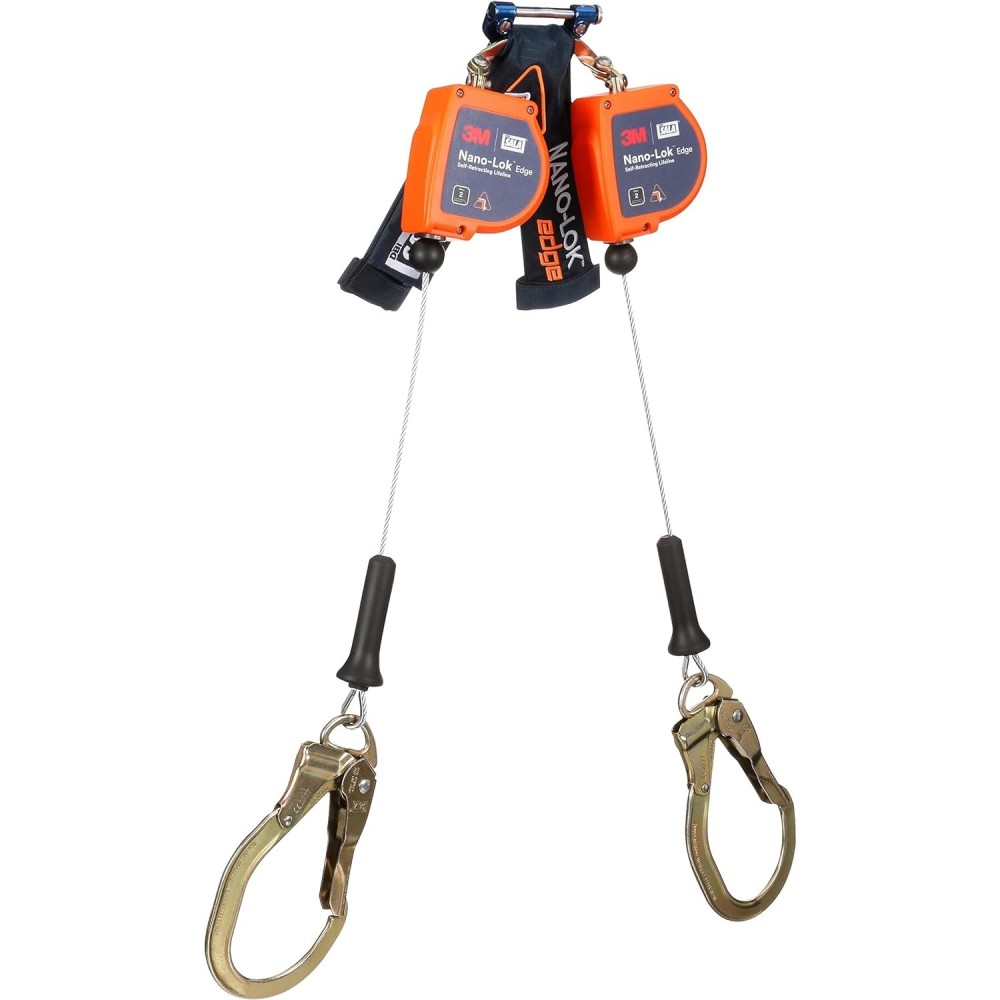 DBI Sala 8 Ft. Twin-Leg Self-Retracting Lifeline with Zinc Hook 3500276 ...