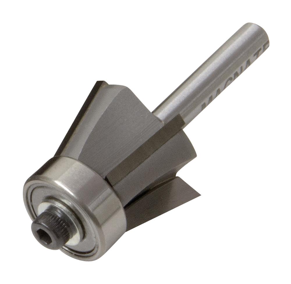 Reed Mfg Bevel Boss Carbide Router Bit with 1/4 Inch Shaft 15 Degree ...