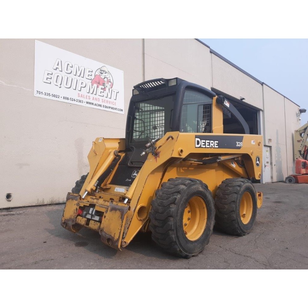 John Deere 2750 Lbs 3047 cc 82HP Diesel Wheeled Skid Steer Loader ...