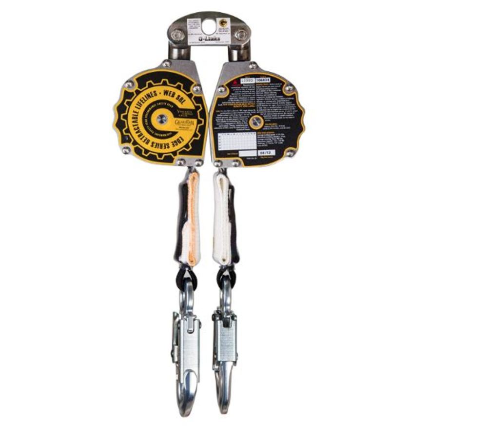 Guardian Fall Protection Class 1, 6 ft G-Link Dual Retractable SRL ...