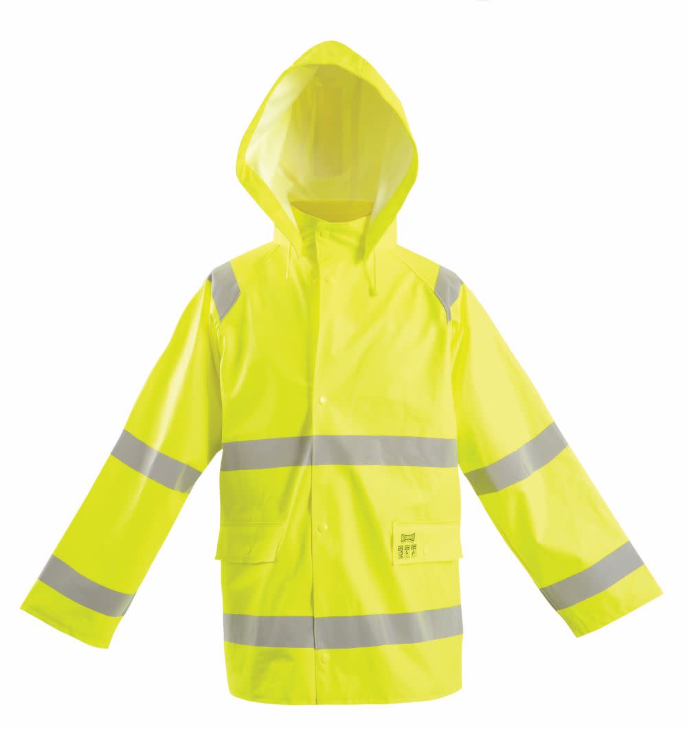 Occunomix Yellow Flame Resistant Rain Jacket - 6XL LUX-TJR/FR-Y6X ...