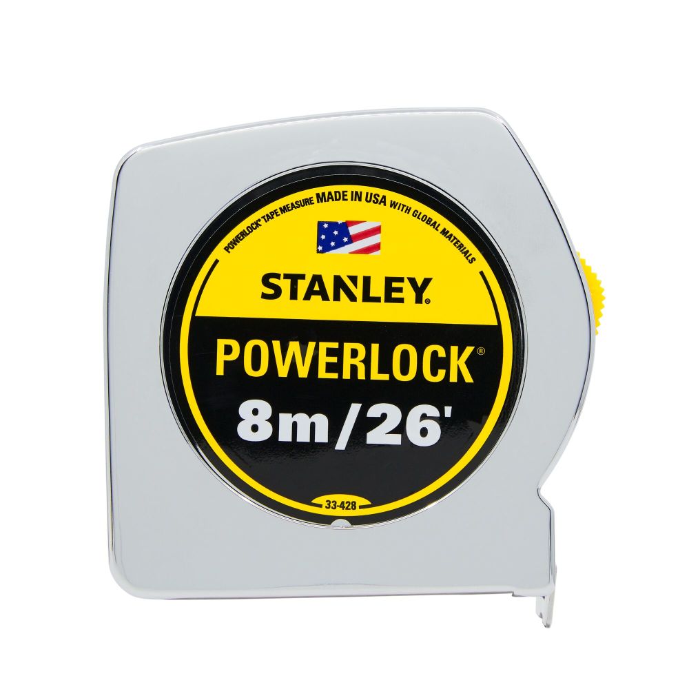 Stanley 8M/25 Ft. PowerLock Classic Tape Measure 33-428L - Acme Tools