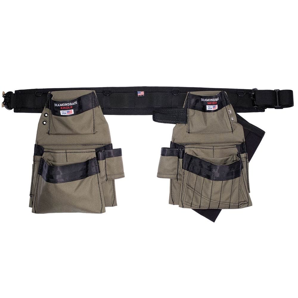 Diamondback Toolbelts 4in Small Ranger Green Artisan Tool Belt DB5-14 ...