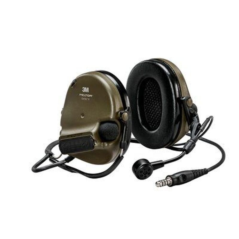3M PELTOR ComTac V Neckband Single Lead Standard Dynamic Mic NATO ...