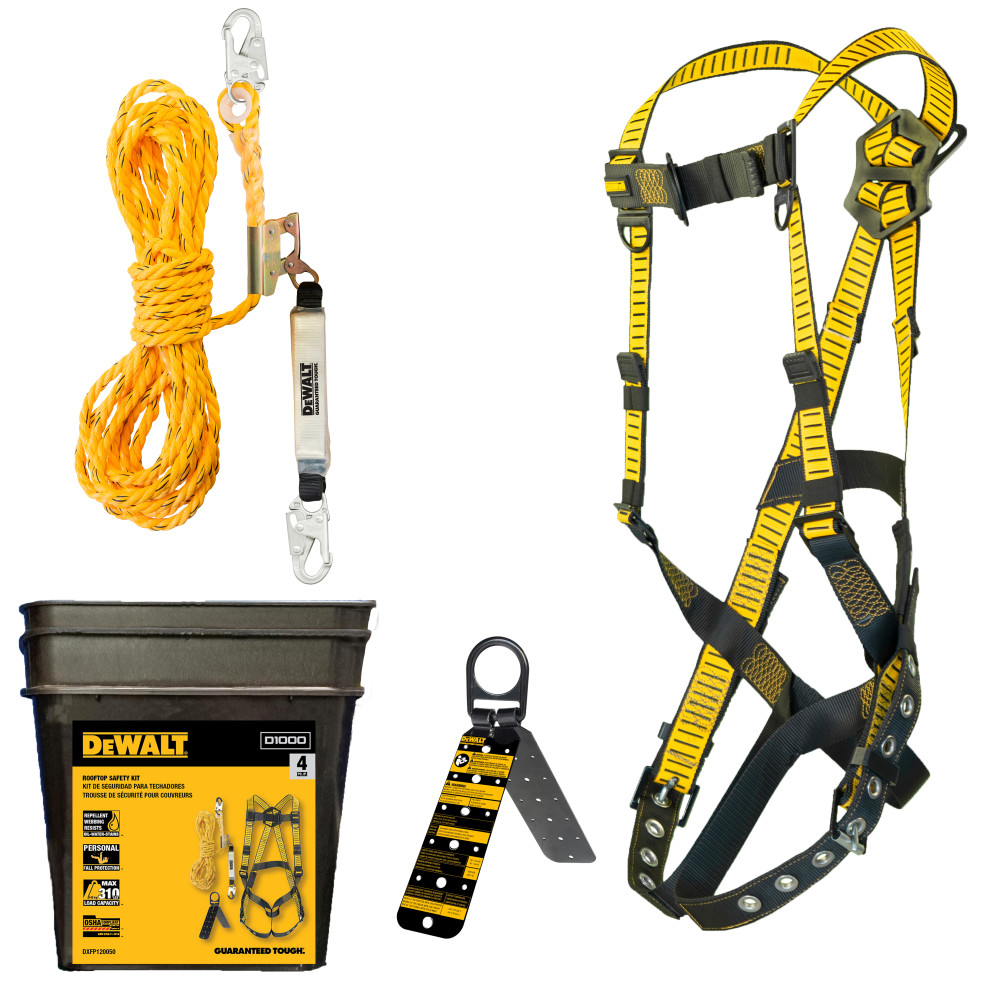 DEWALT Fall Protection Rooftop Safety Kit DXFP120050 - Acme Tools