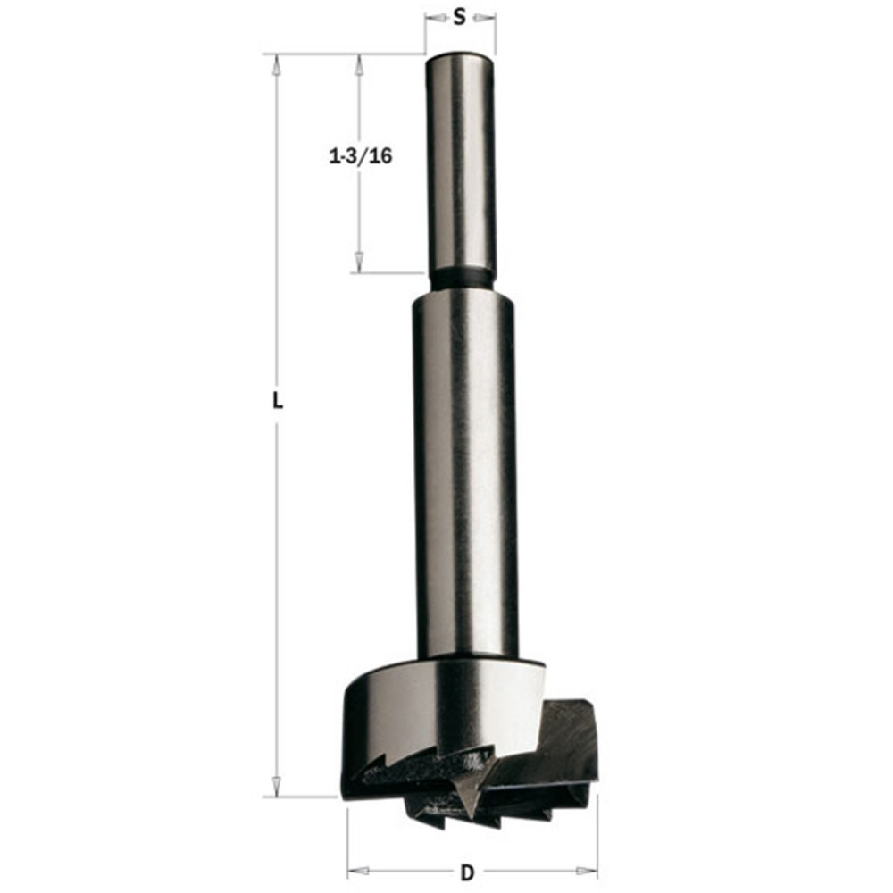 CMT Forstner Bit 1/2 In. 537.127.31 - Acme Tools