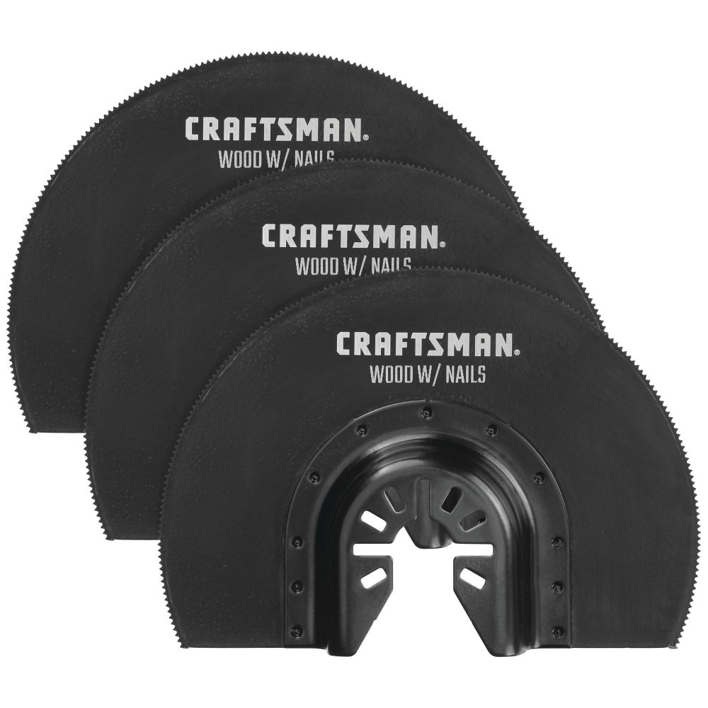 CRAFTSMAN Oscillating B-Metal Wood And Metal Semicircle CMAO113-3 ...