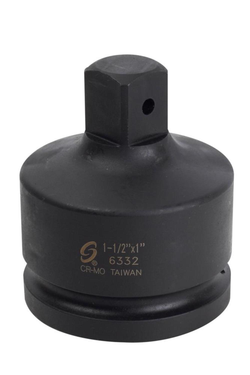 Sunex 1-1/2 Inch Drive Female x 1 Inch Square Drive Male with Pin Hole ...