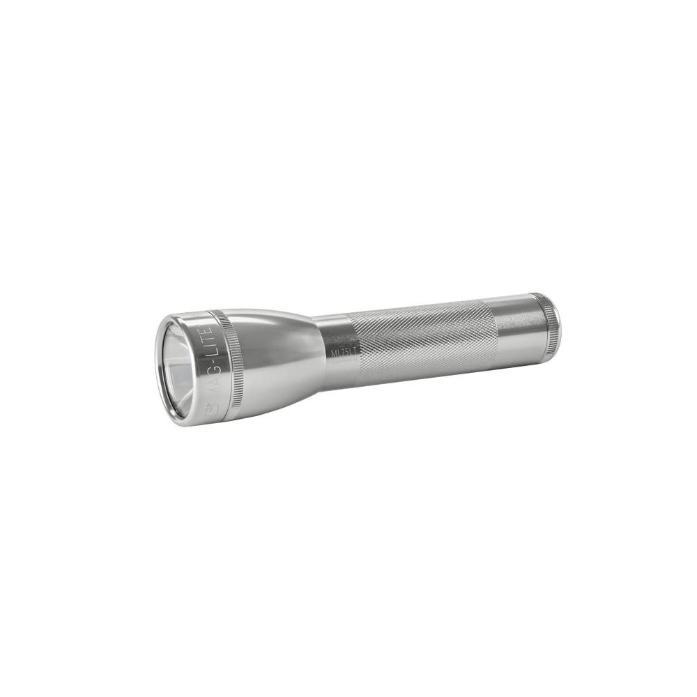 Maglite Flashlight ML25LT 192 Lumens Silver LED 2 Cell C 188-000-029 ...
