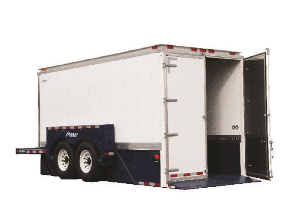 Air-Tow Trailers 14' x 6' 3in Enclosed Drop Deck Trailer - 10000 lb ...