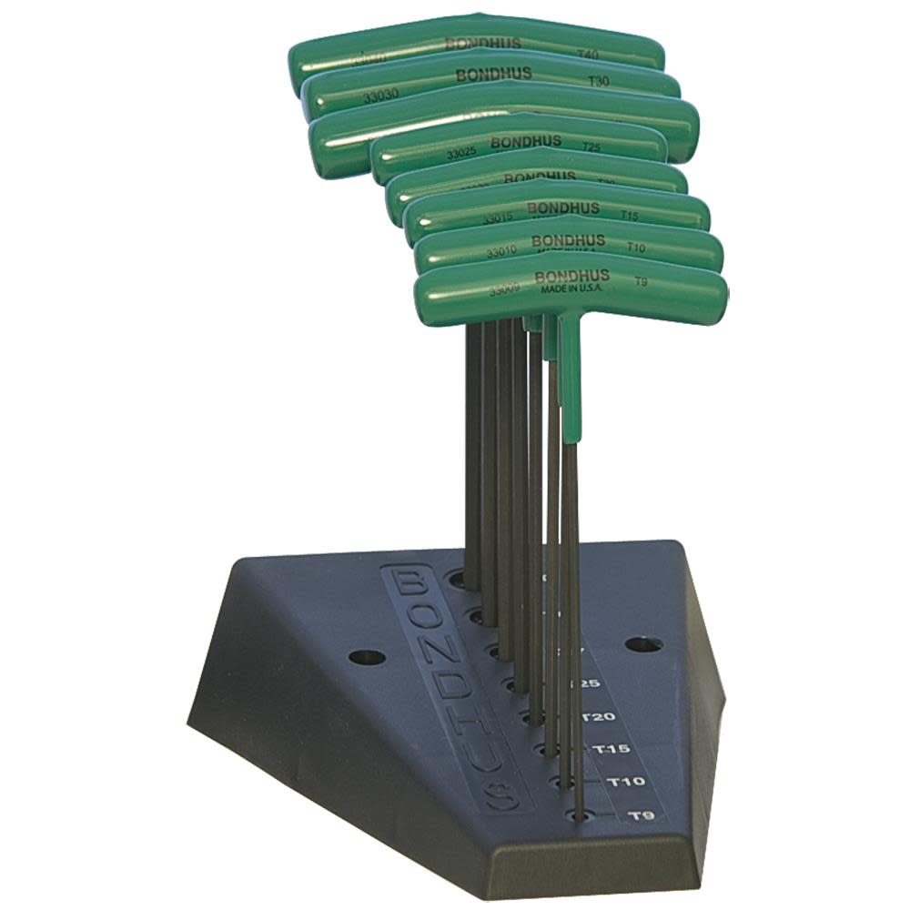 Bondhus 8pc T-handle Torx Set T9-T40 33034 - Acme Tools