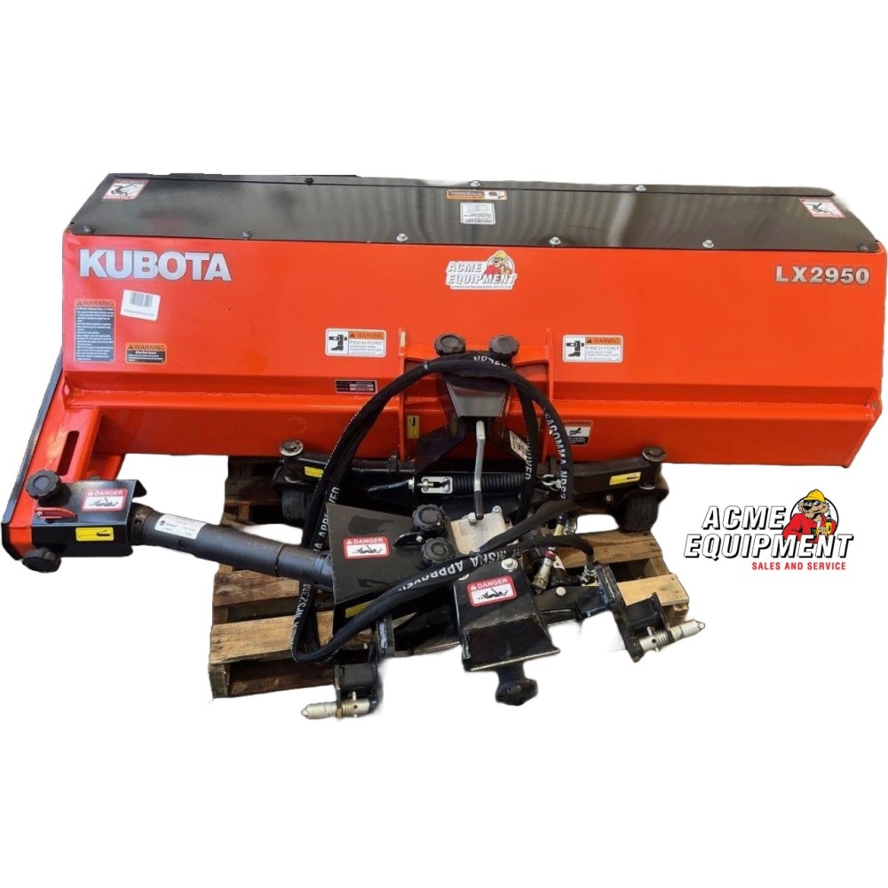 Kubota LX2950 66in Rotary Broom with 24in Wafer Brush - Used LX2950 ...