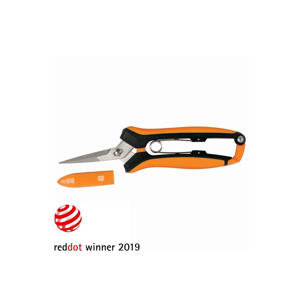 Fiskars Steel Blade Curved Pruning Snip with Softgrip Handle 399250 ...