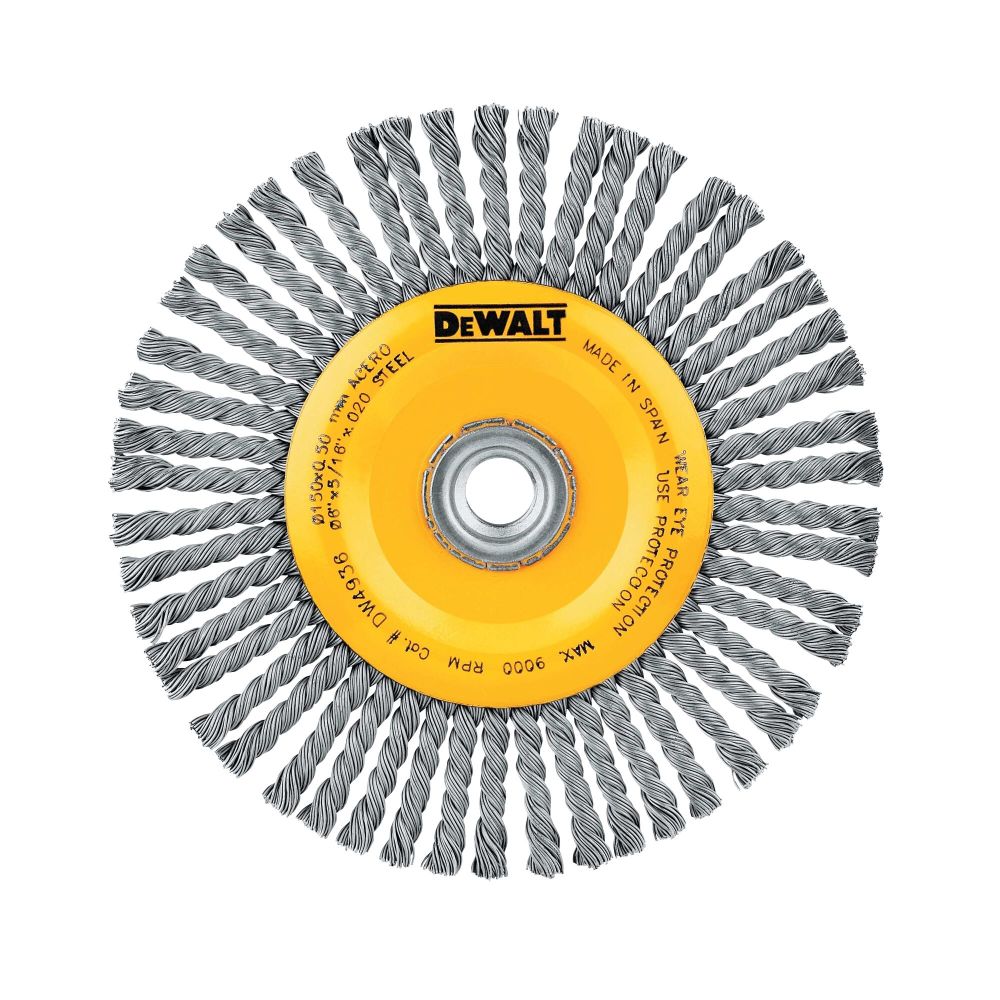 DEWALT Stringer Bead Wire Wheel 6in DW4936 - Acme Tools