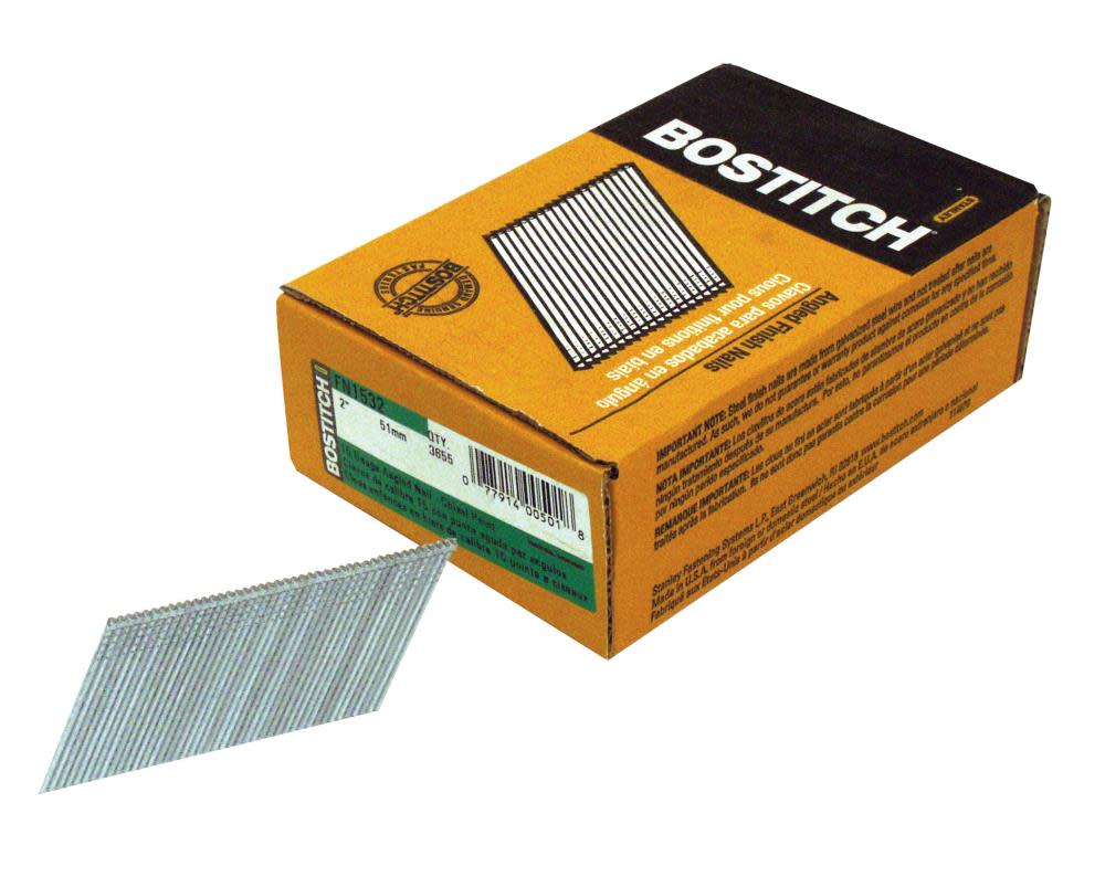 Bostitch 2 In. 15 Gauge Angled Finish Nail FN1532 - Acme Tools