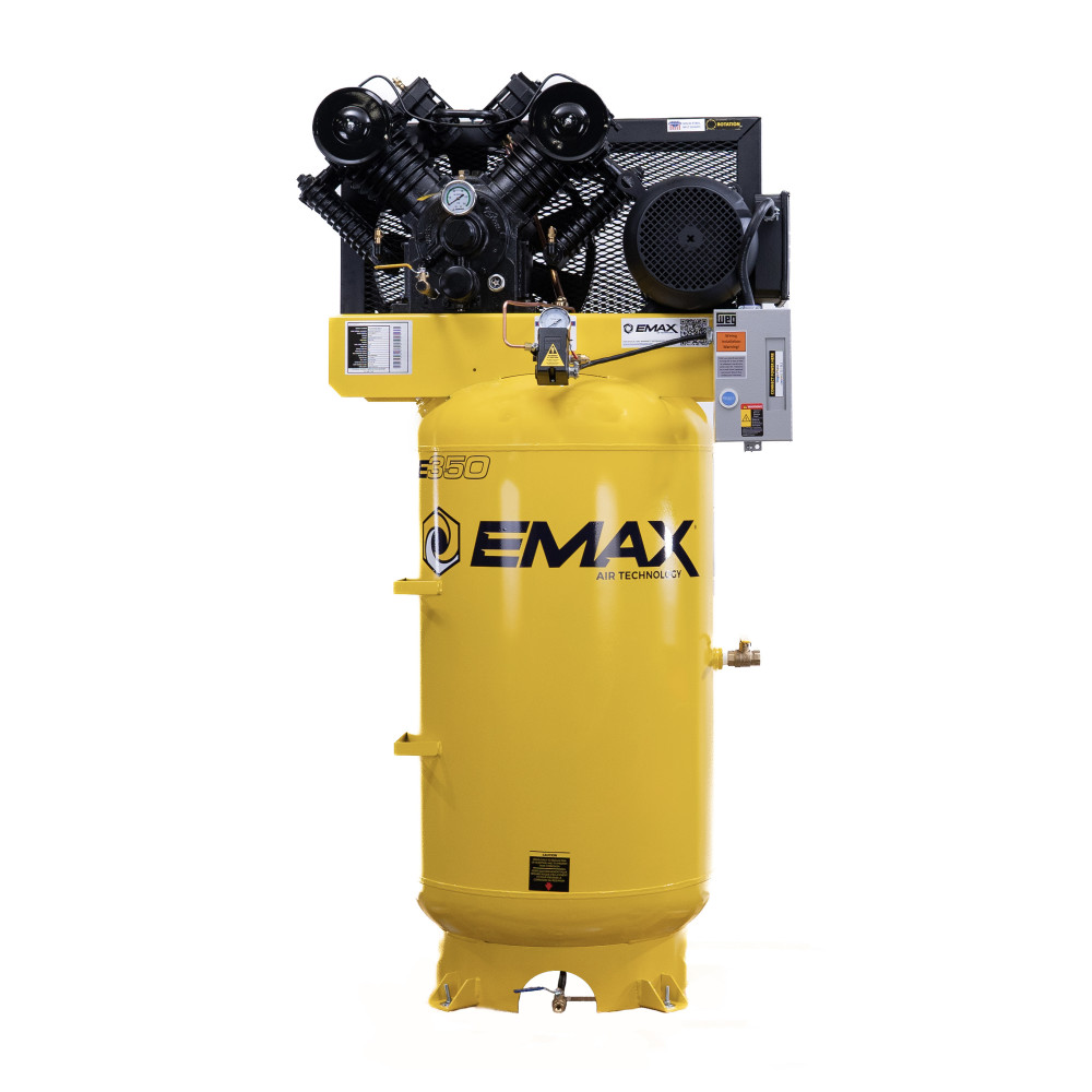 EMAX 80 Gallon 175 Psi 7.5HP Vertical Air Compressor EI07V080V1 - Acme ...
