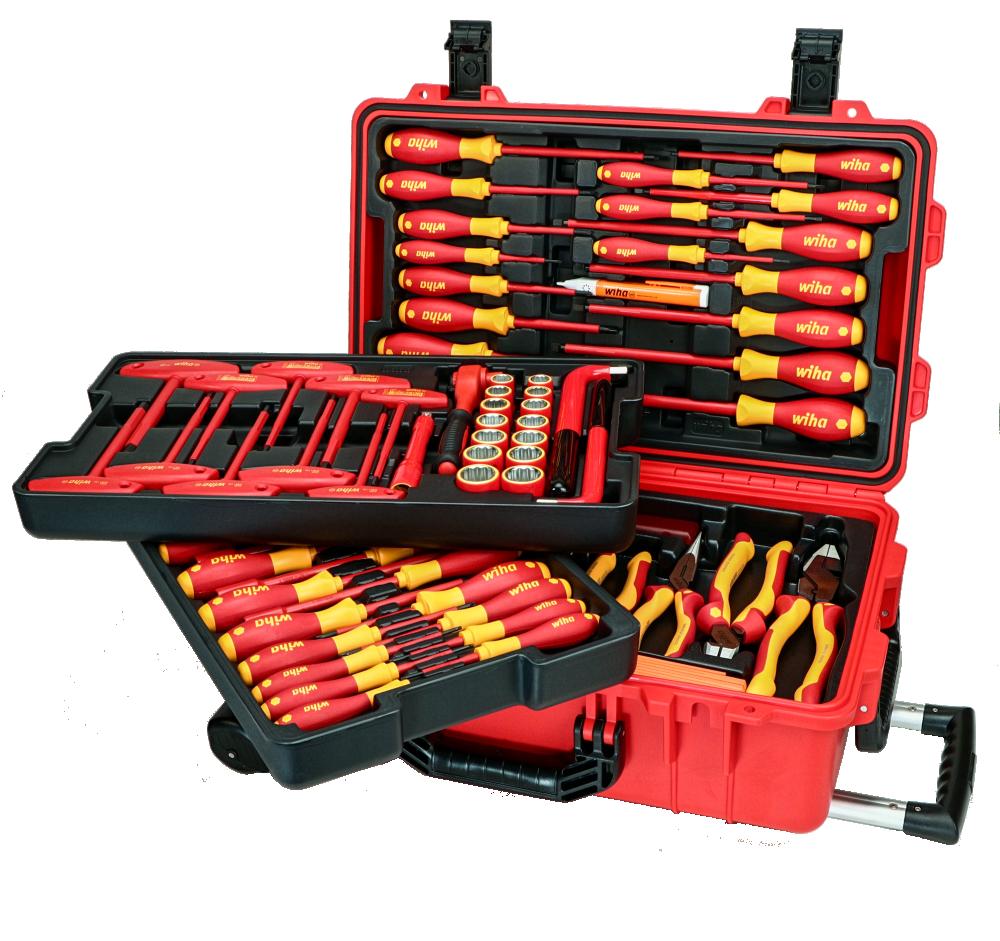 Wiha Insulated Master Electricians Tool Set 80pc 32800 from Wiha - Acme ...