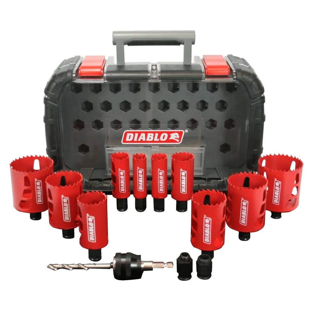 Diablo Tools General Purpose Bi-Metal Hole Saw Set 14pc DHS14SGP - Acme ...