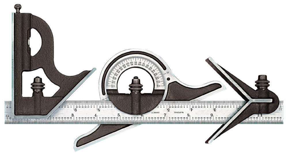 Starrett No.9 Series Combination Sets with Cast Iron Heads 9-18-4R ...