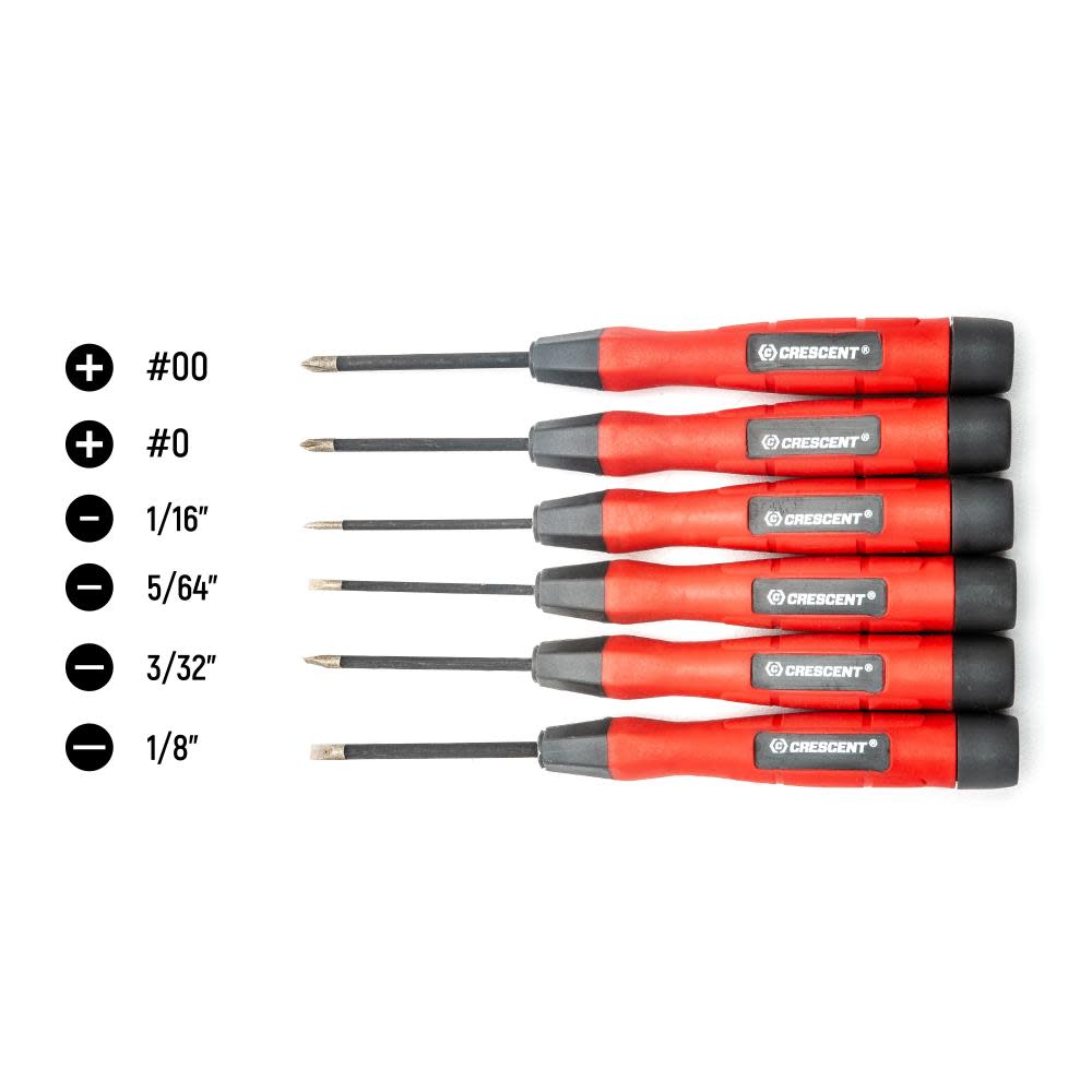 Crescent Screwdriver Set 6pc CSDP6SET - Acme Tools