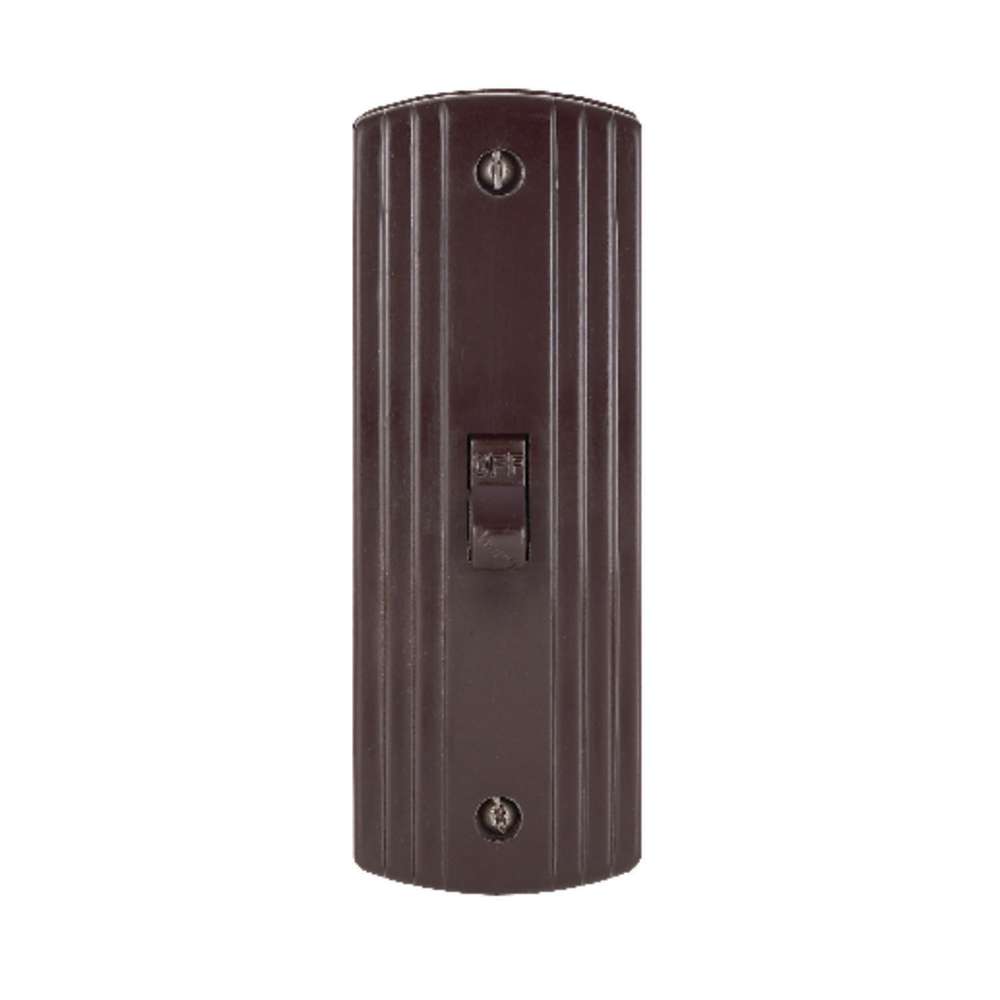 Leviton 10A 125V Metal Brown Surface Mount 1 Pole Toggle Switch 30632 ...