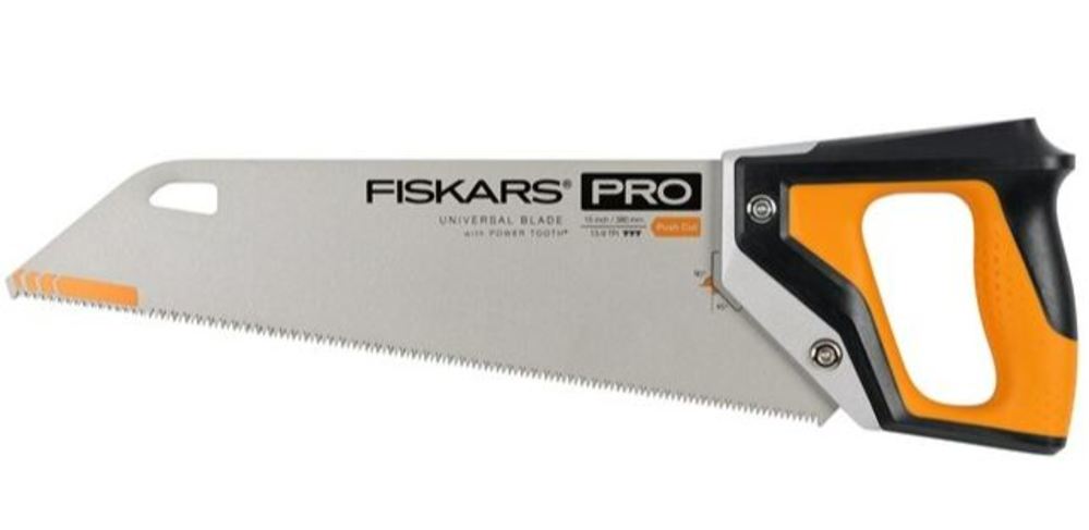 Fiskars Pro Power Tooth 15in Universal Hand Saw 730700-1001 - Acme Tools