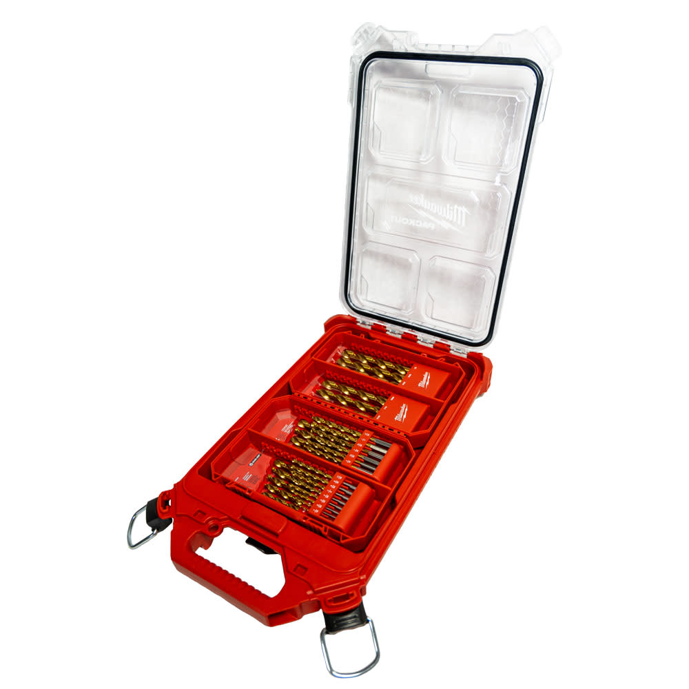 Milwaukee Packout Compact Titanium Drill Bit Set 29pc 48-22-8436-0012 ...